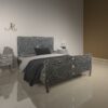 Signature Bone Inlay Bed with Handcrafted Detailing for Interiors