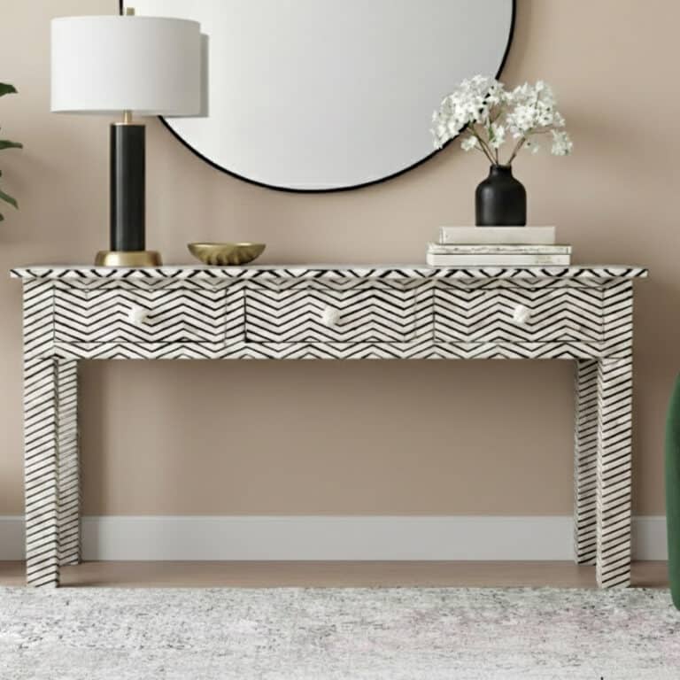 Handcrafted Furniture for Interiors | Bone Inlay Interior Furniture